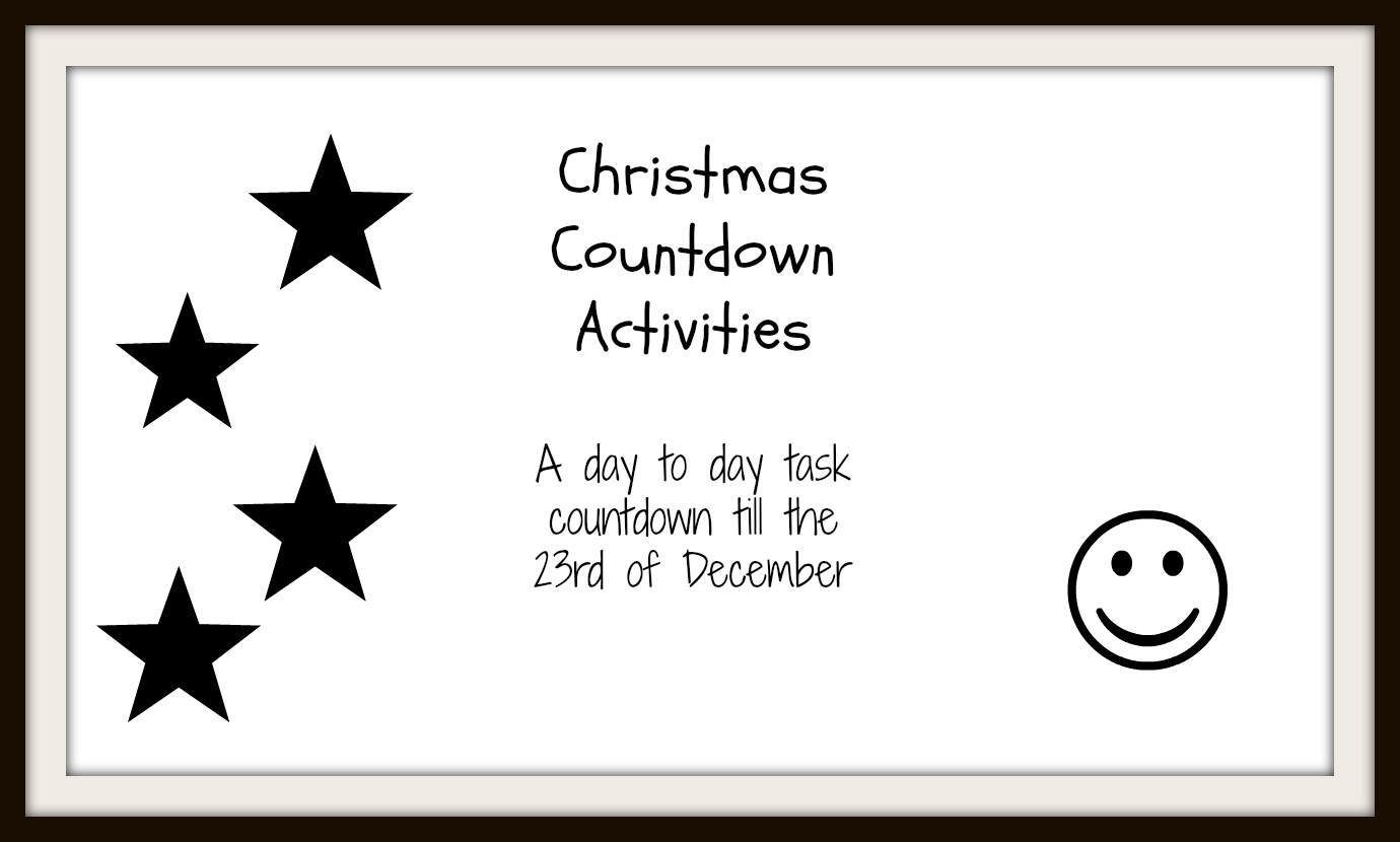 Christmas Countdown Activities – My Elt Rambles